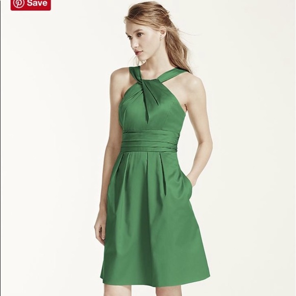 David's Bridal | Dresses | Davids Bridal Wedding Guess Prom Green Dress ...